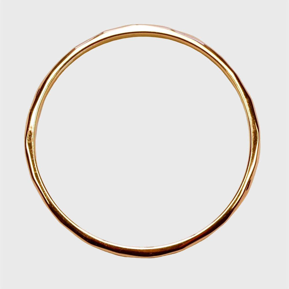 Fiorelli Rose Plated Textured Bangle | Arabella Bianco