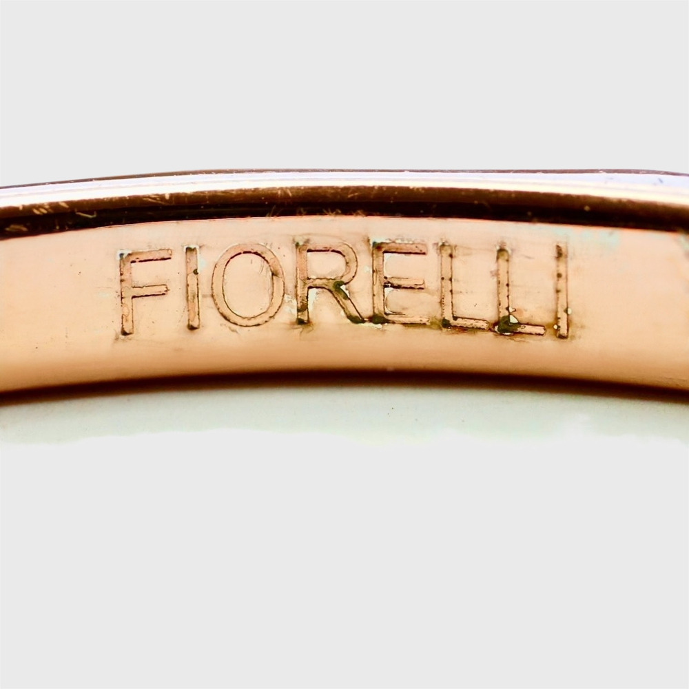 Fiorelli Rose Plated Textured Bangle | Arabella Bianco
