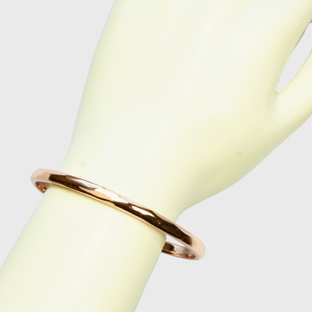 Fiorelli Rose Plated Textured Bangle | Arabella Bianco